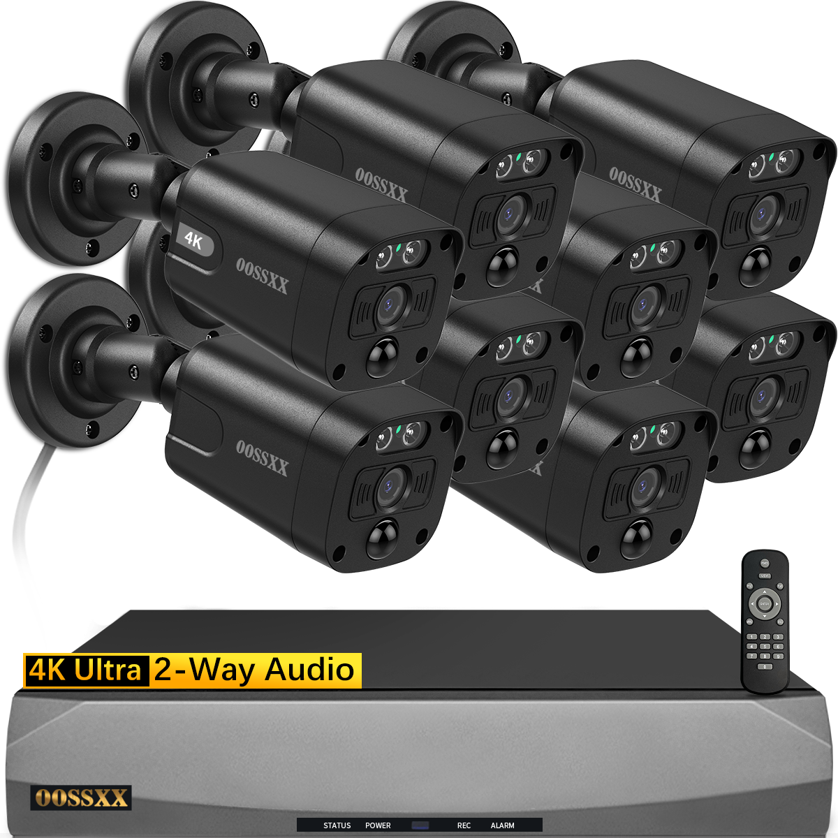 2-Way Audio PoE Outdoor Home Security Camera System – OOSSXX